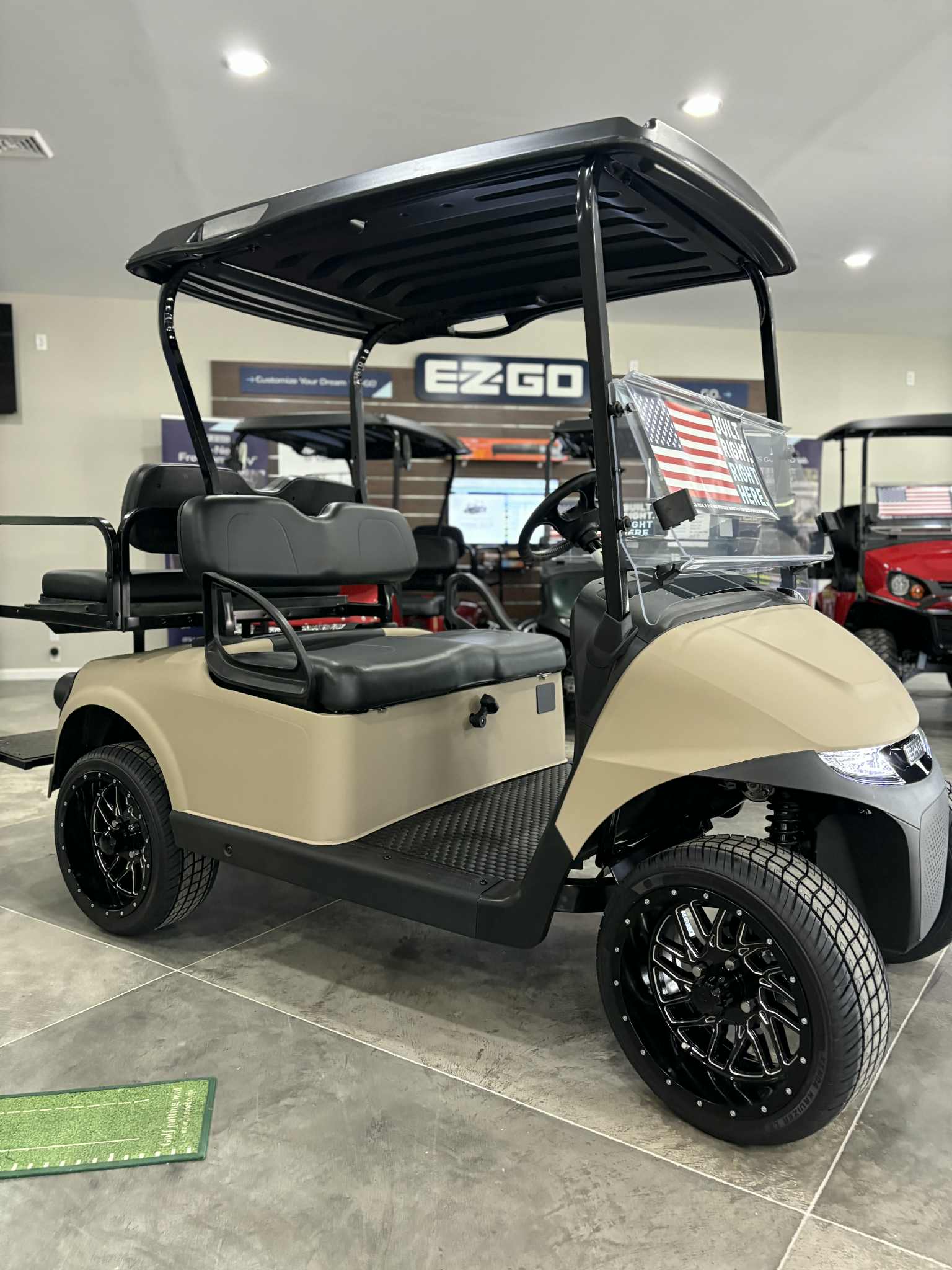2025 EzGo Rxv Valor Gas (Limited Edition Dune) – Codys Custom Carts